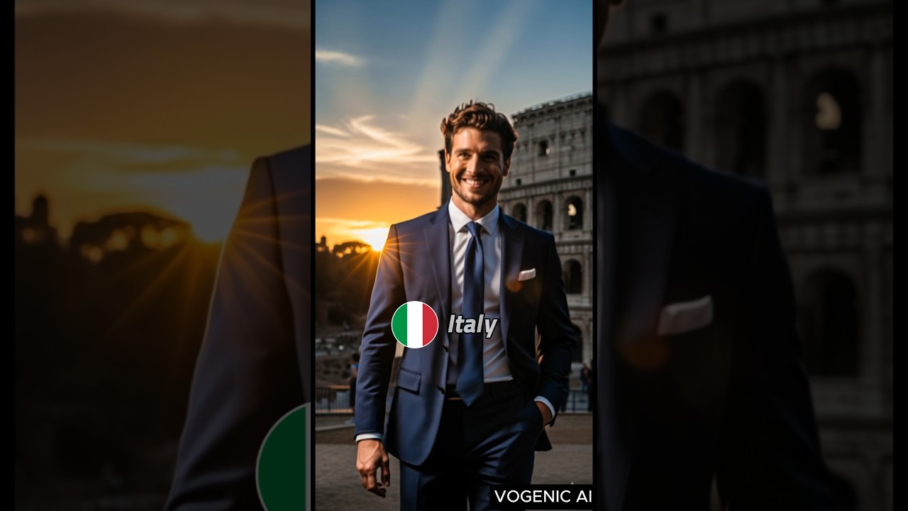 AI's Most Attractive Men! Who is the coolest gentleman? #shortvideo #fyp #explore #facts #aivideo