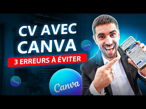 Faire un CV avec CANVA - Les 3 ERREURS à ÉVITER (tuto en Français 2025)