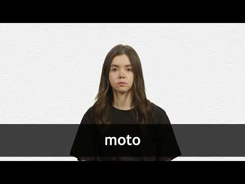 Traducción en inglés de “MOTO” | Collins Diccionario español-inglés