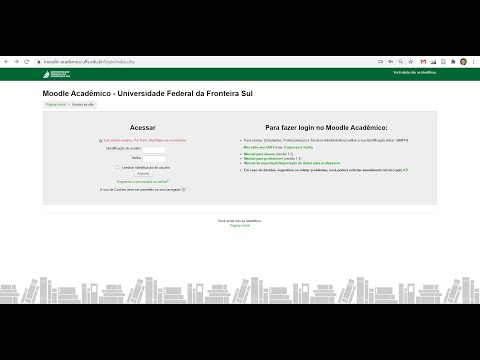 Moodle para acadêmicos / Universidade Federal da Fronteira Sul – UFFS
