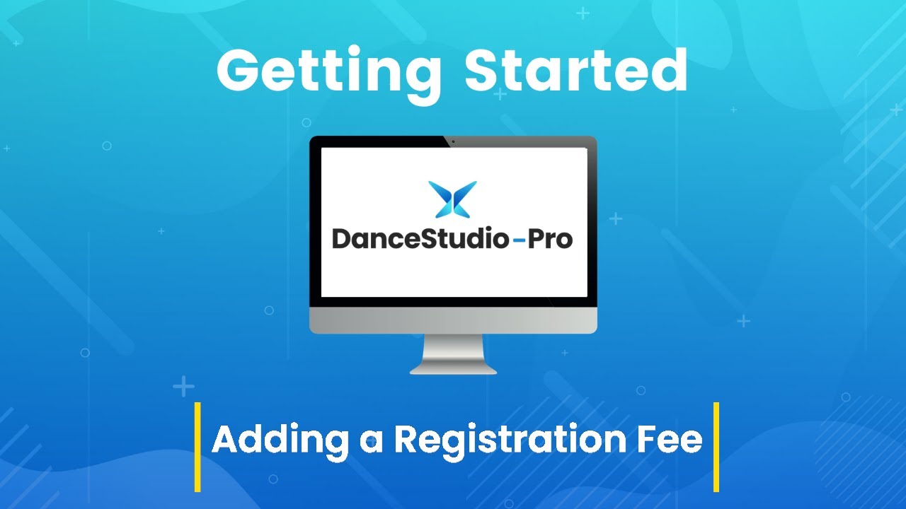 DanceStudio-Pro: Adding a Registration Fee