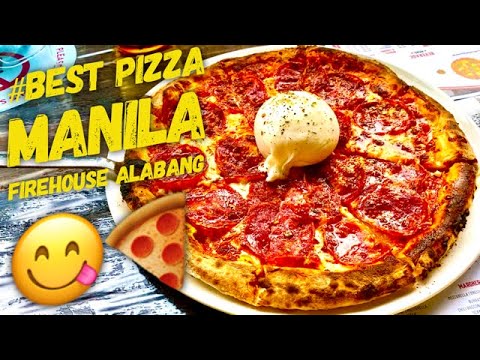 Firehouse Pizza Best Pepperoni Pizza with Burrata Cheese Crimson Hotel Alabang #BestPizza