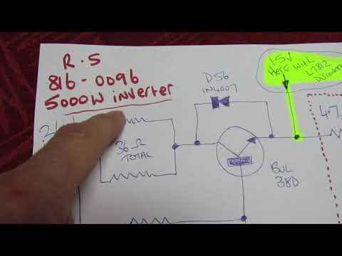 RS stock number 816-0096 , 5000 watt power inverter repair