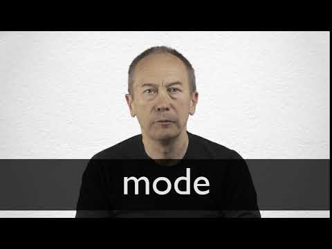 Traducción en español de “MODE” | Collins Diccionario inglés-español