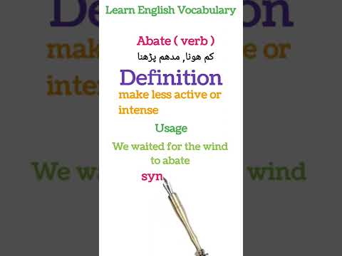 Learn English Vocabulary within a seconds through Animation video|| words meaning