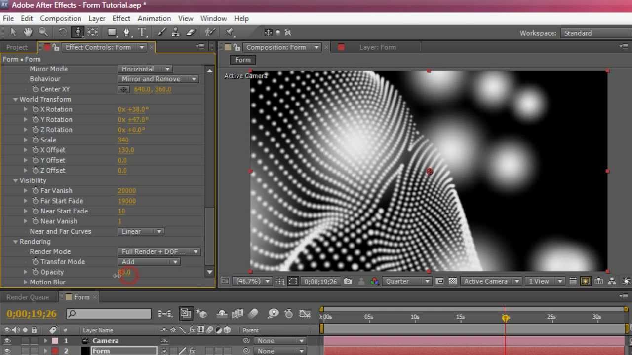 AE: Getting Started with Trapcode Form - Basics