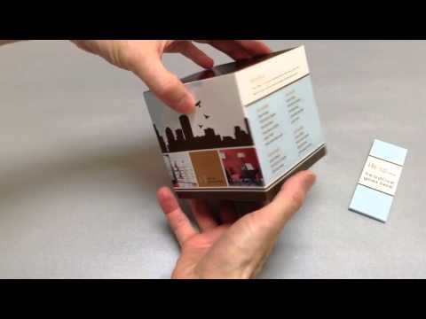 4.25" Pop Up Cube Direct Mail Design - City Dweller