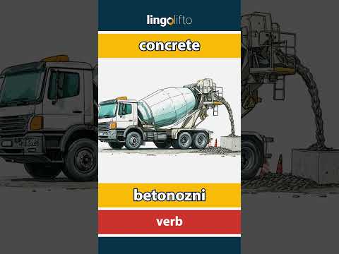 🇬🇧🇭🇺 concrete - betonozni : learn English : tanuljunk angolul : vocabulary builder