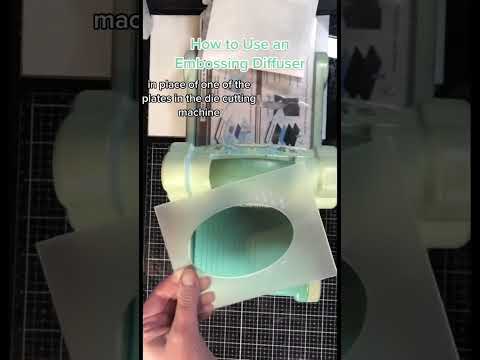 Use THIs for unique Embossed Card Fronts #embossing #cardmaking #shorts