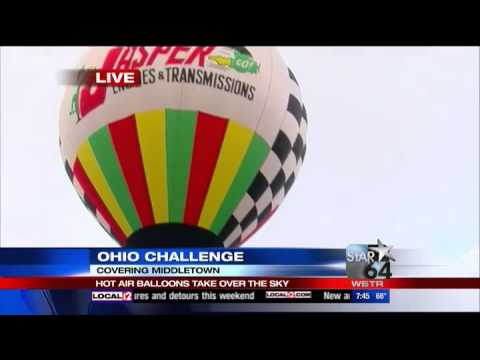Hot air balloons at Ohio Challenge in Middletown