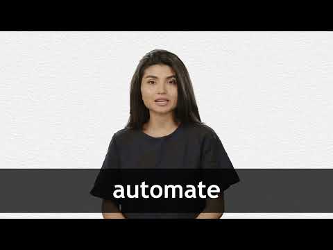 AUTOMATE definition and meaning | Collins English Dictionary