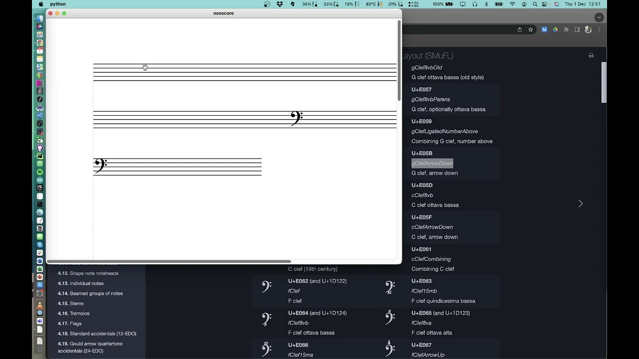 neoscore western clef tutorial