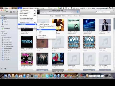iTunes Visualizer Tutorial for Mac