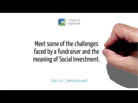 Meet some of the challenges faced by a fundraiser and the meaning of Social Investment