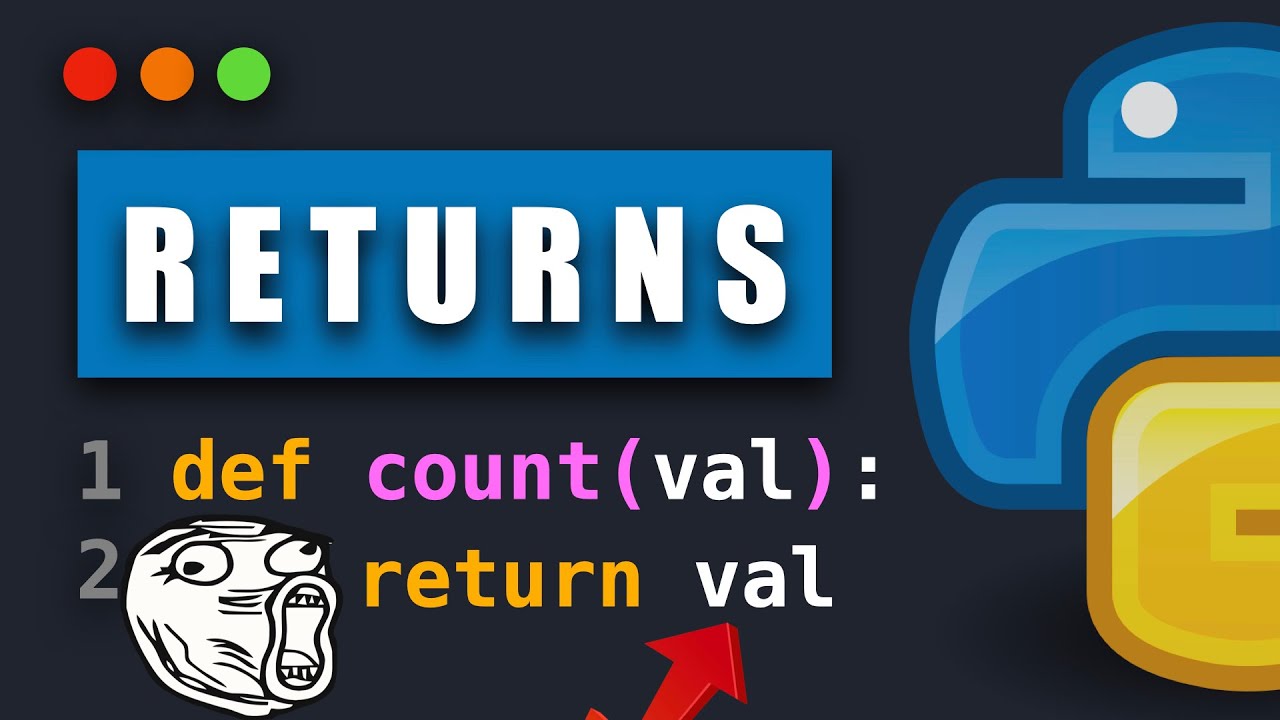 Function Return Statements in Python Programming  | BEST Practices