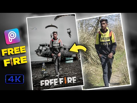 FREE FIRE Photo Editing - Picsart Photo Editing || Free Fire HD background download - ROBINHOODEDITZ