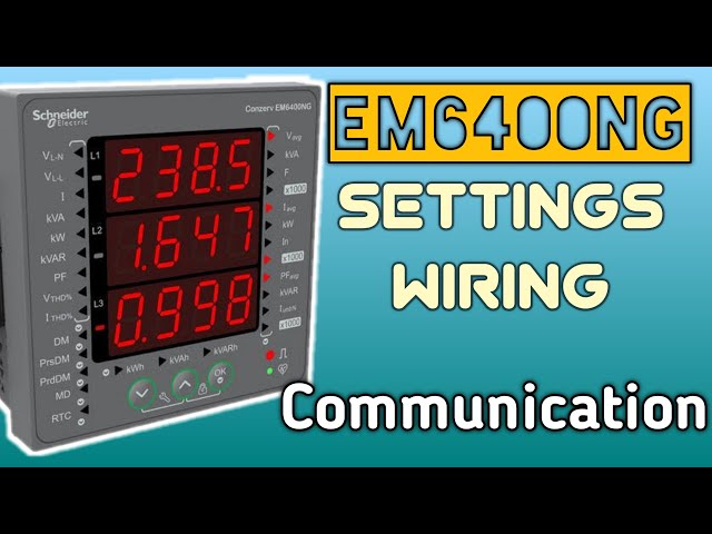 Energy Meters - Schneider Conzerv Energy Meter Em6400NG Manufacturer from New Delhi