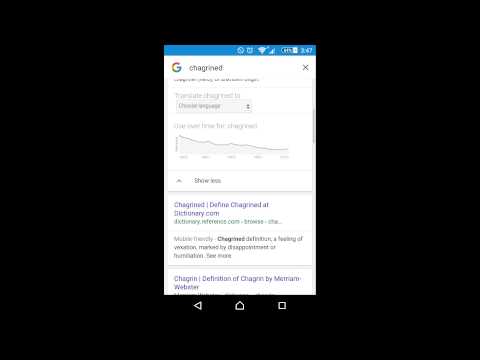 Easily find word definitions on Android using Touch to Search by Google