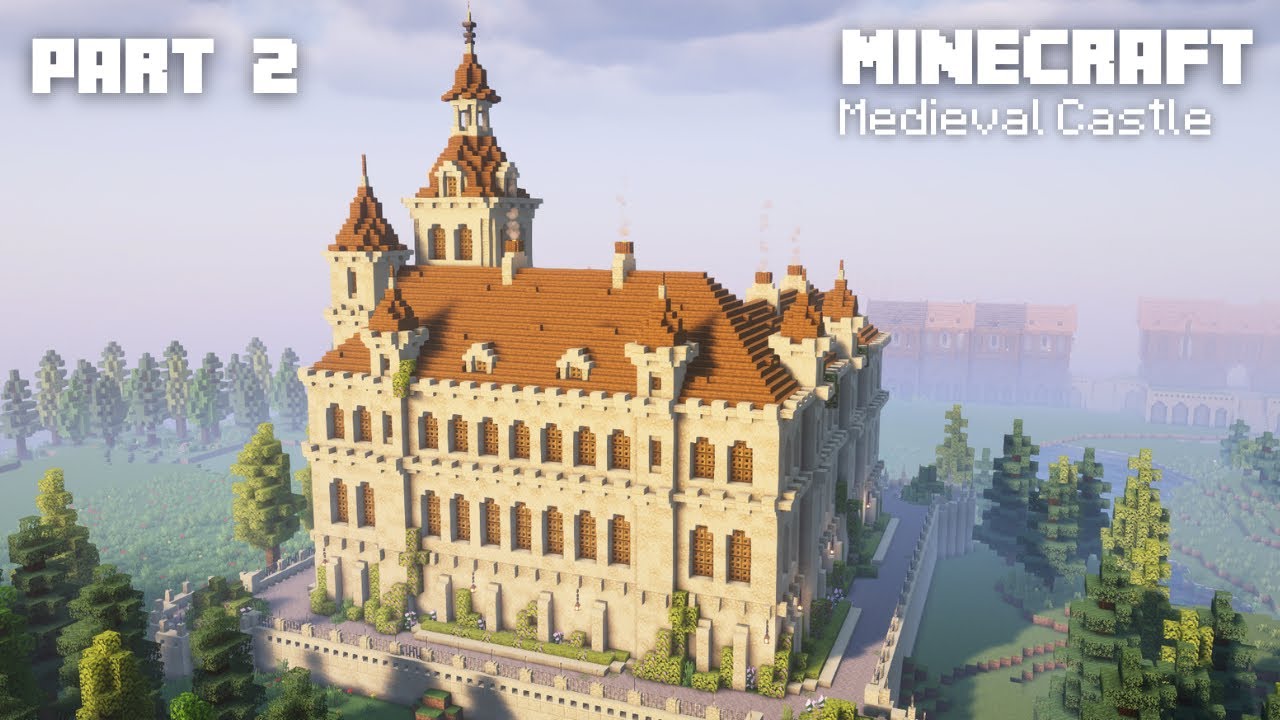 Minecraft: How to build a Medieval Castle | Tutorial | Part 2 ...