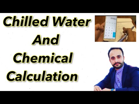 Chilled water and Chemical Calculation Related To#hvac in Urdu/Hindi