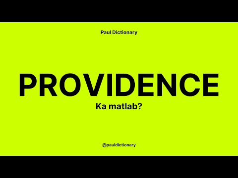 providence Meaning in Hindi | Meaning of providence | providence ka matlab? | providence क्या है?