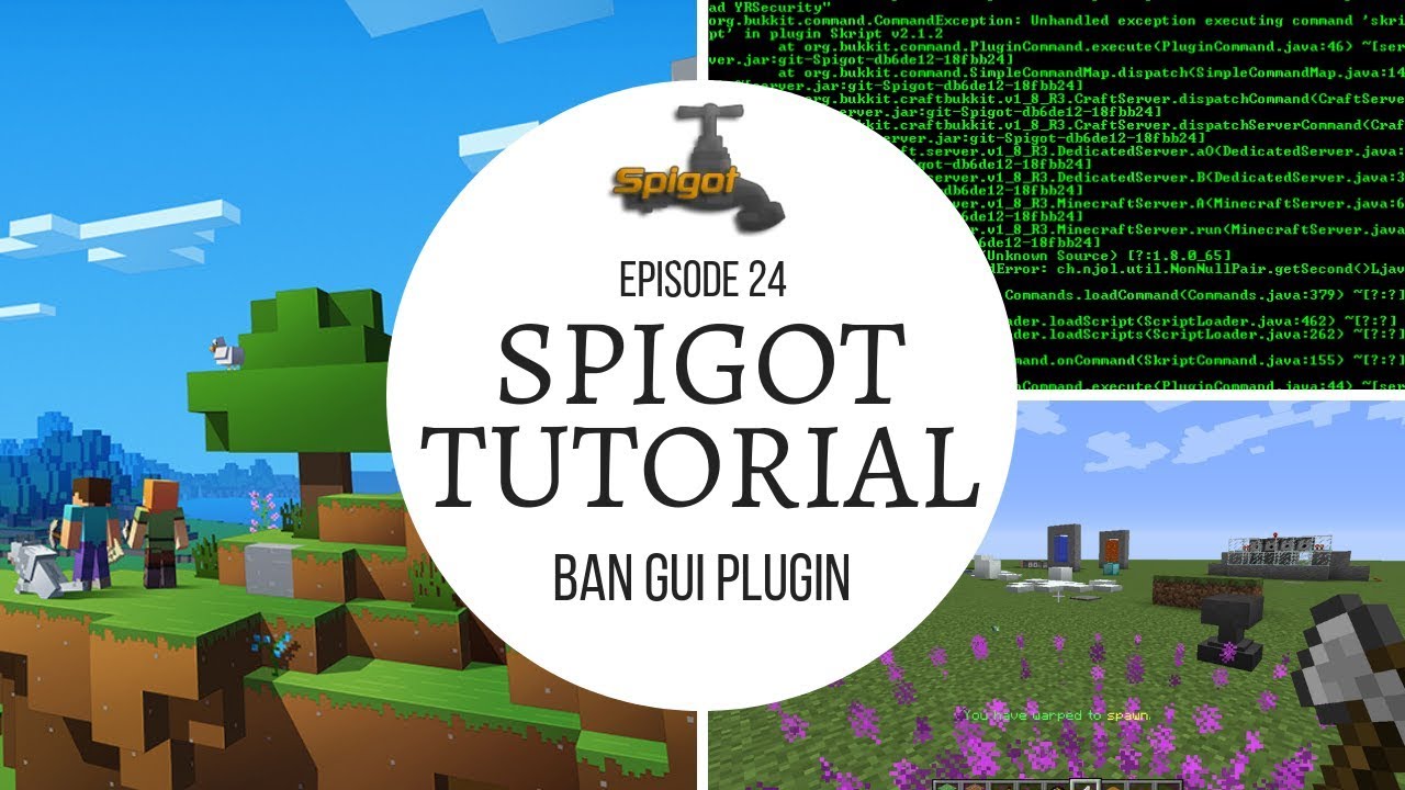 Spigot Plugin Development - 24 - Ban GUI Plugin