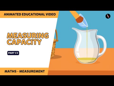 Measuring Capacity - Non standard unit | Part 1 | Maths For Kids | TicTacLearn | Fun with Gaffy