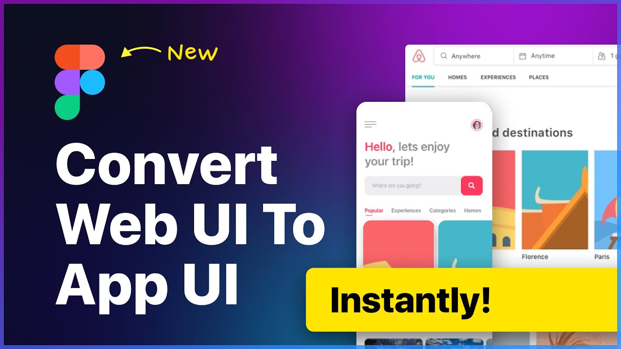Figma Convert Any Website UI To Mobile UI Instantly - Easy Figma Tutorial | Design Weekly
