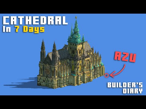 How to Build a CATHEDRAL in Minecraft