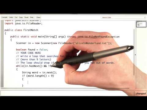 Learn Finding the First Match Intro to Java Programming - Mind Luster