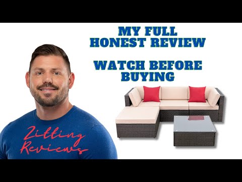 My Honest Review of Devoko 5 Pieces Patio Furniture Set | Zitting Reviews