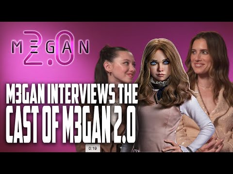 M3GAN 2.0 (2025) M3GAN Interviews The Cast of MEGAN 2.0 | Junket Interview Movie Clip #m3gan2