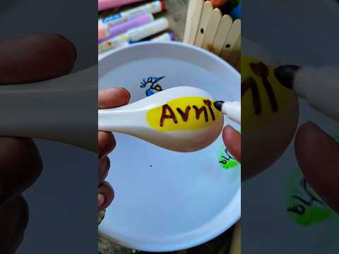 Name art with doms floating marker #art #trending #shorts