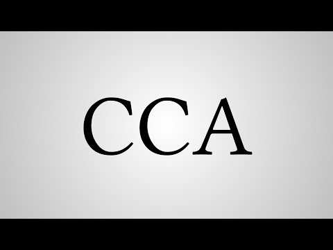 What Does "CCA" Stand For?