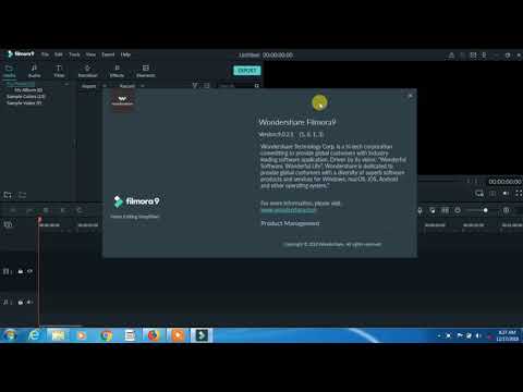 How to crack filmora 9 video editing software || Full version
