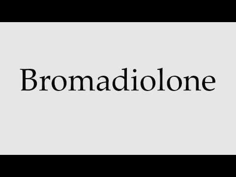 How to Pronounce Bromadiolone