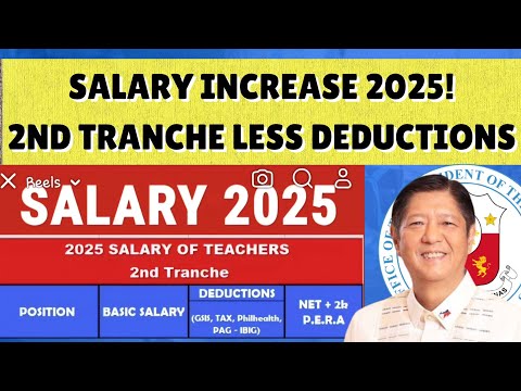 SALARY INCREASE 2025! (NET PAY AFTER DEDUCTIONS) ALAMIN!
