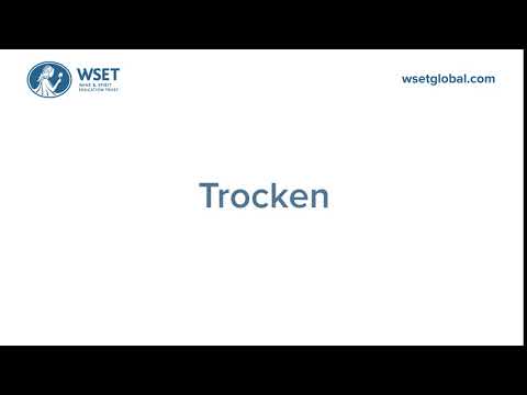 How to say it: Trocken