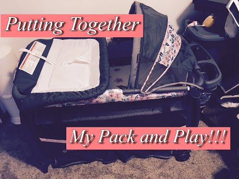 Putting together Baby Trend Pack and Play// VLOGMAS Day13