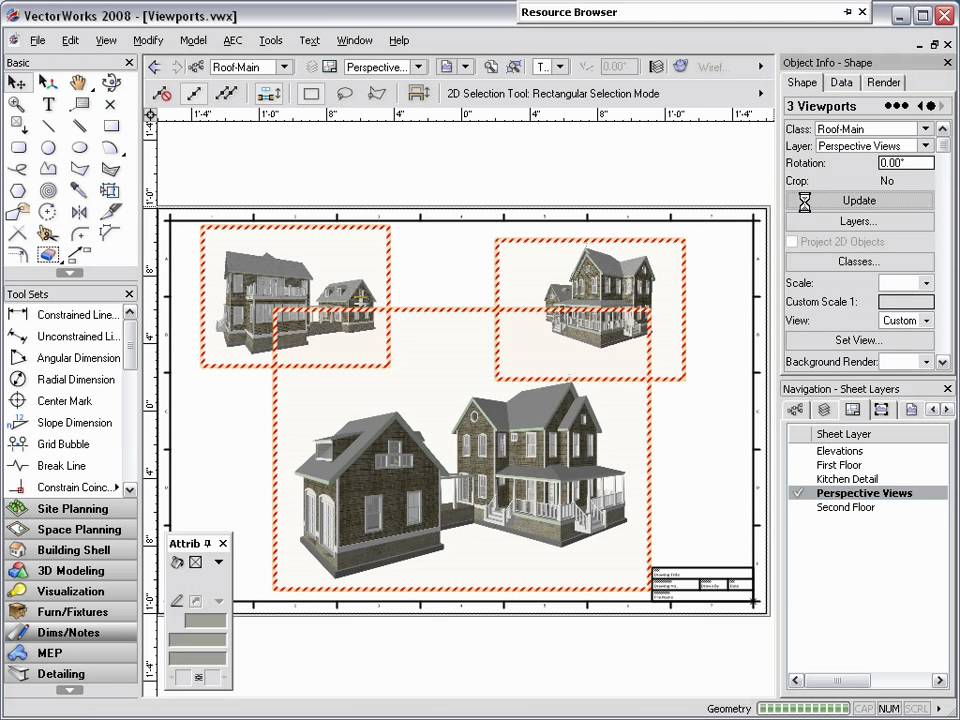 Viewport Tips in Vectorworks