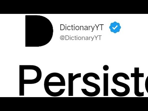 Persist Meaning in English