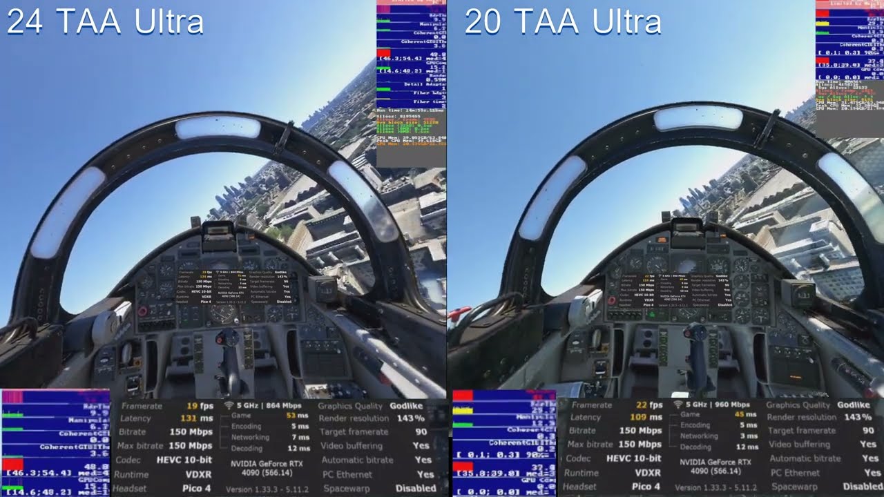 Test VR- DLSS Ultra/Hi-End and TAA Ultra - FS2024 vs FS2020 - Virtual ...