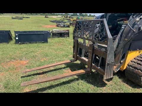 Used Paladin Heavy Duty Skidsteer Forks For Sale