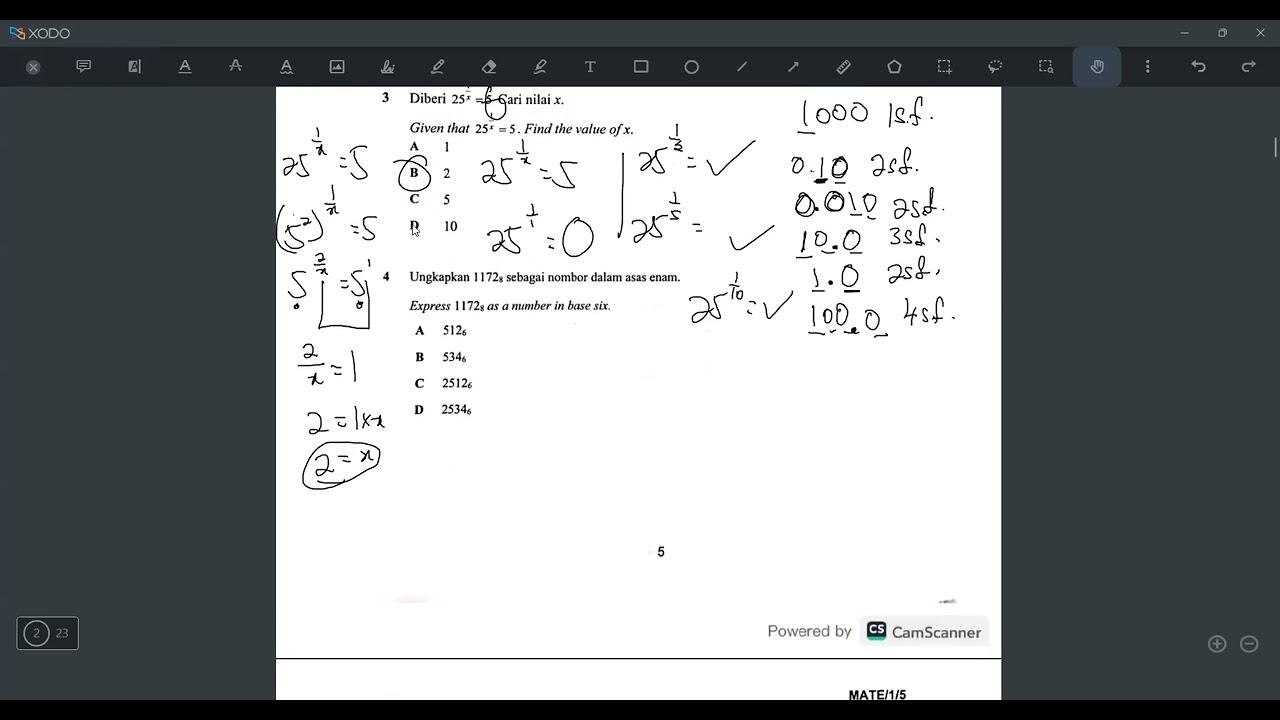 Trial SPM Mathematics | Kedah 2022 | Paper 1