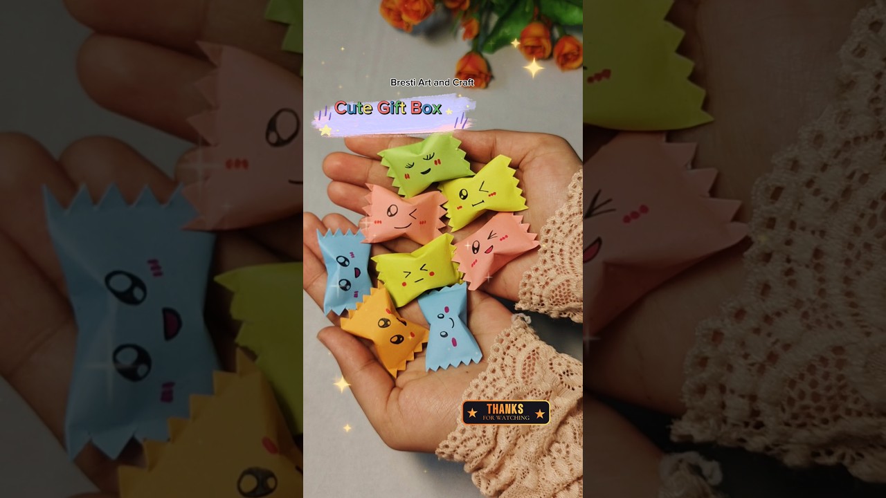DIY paper gift idea | gift idea | candy gift | DIY chocolate gift #craft #giftpaper #viral #shorts