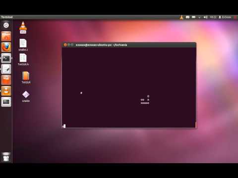 A Simple Snake Game realized with library TxtGUI