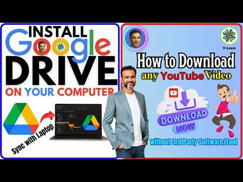 How to Install and Use Google Drive for Desktop | Download YouTube Videos Without Software