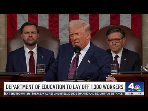 U.S. Department of Education to lay off 1,300 workers | NBC New York