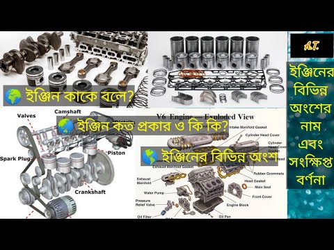 Basic parts of engine |  ইঞ্জিনের বিভিন্ন অংশের নাম এবং সংক্ষিপ্ত বর্ণনা