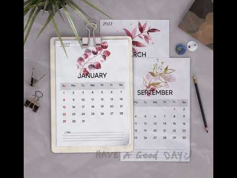 2023 Printable Monthly Calendar #etsyseller #2023calendar #newyear2023